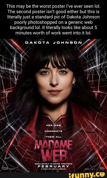 This may be the worst poster I've ever seen lol. The second poster isn ...