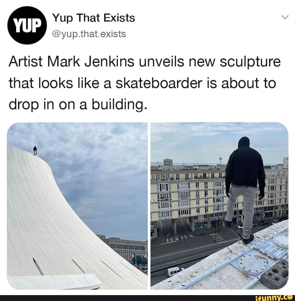 Yup That Exists om Artist Mark Jenkins unveils new sculpture that looks ...