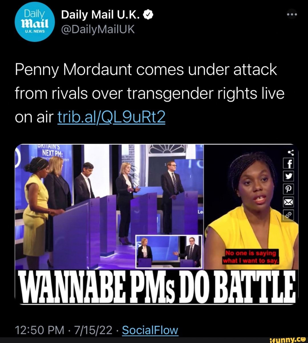 Penny Mordaunt comes under attack over transgender rights 7/15-Fri ...