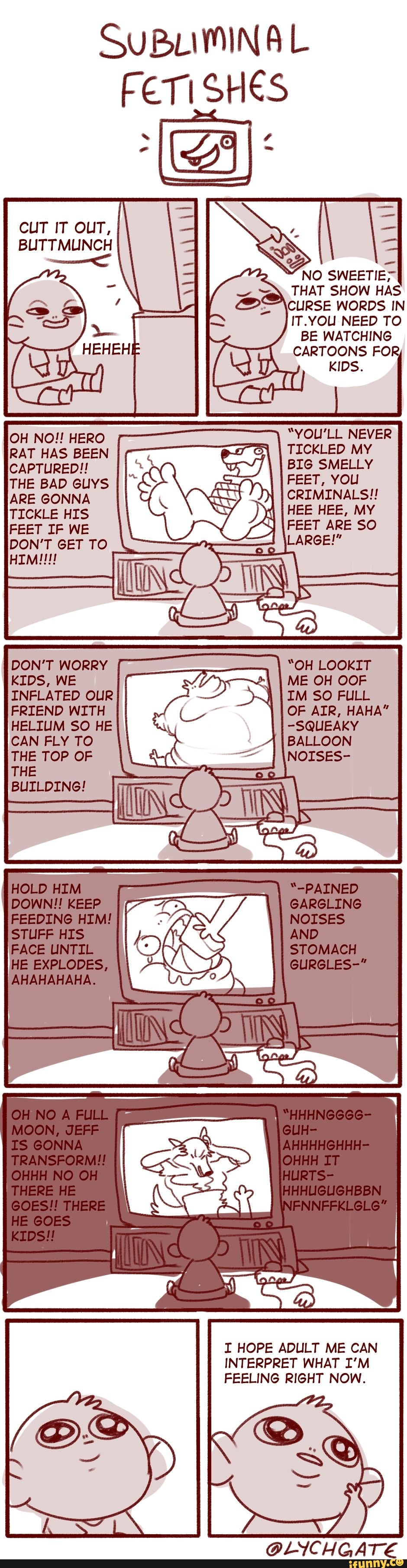 SUBLIMINAL CUT IT OUT, BUTTMUNCH RAT HAS BEEN CAPTURED!! DON'T GET TO ...