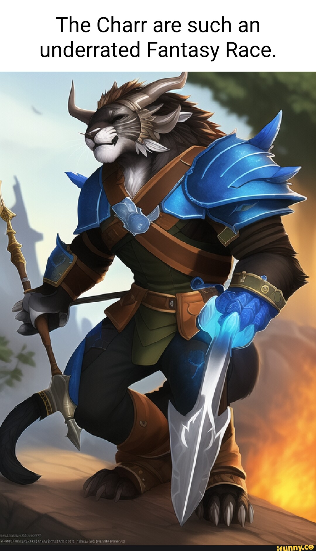 The Charr are such an underrated Fantasy Race. - iFunny Brazil