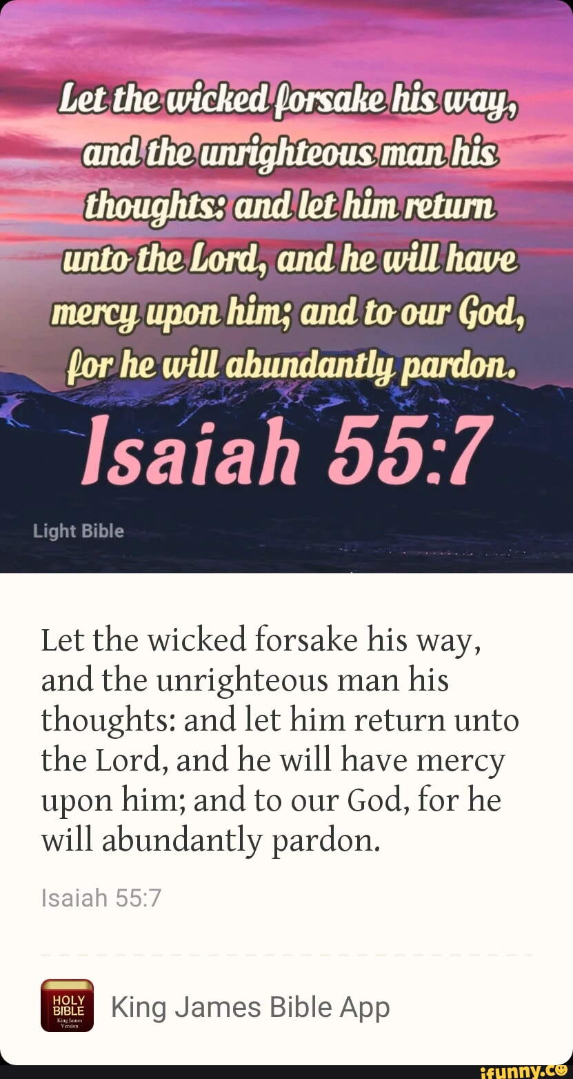 Isaiah Let The Wicked Forsake Ways And Clearance | emergencydentistry.com