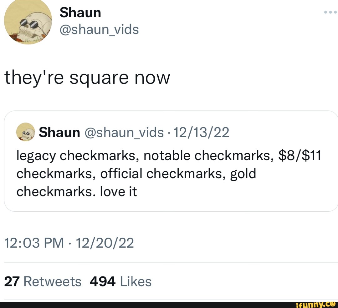 Shaun @shaun vids they're square now Shaun @shaun vids legacy ...