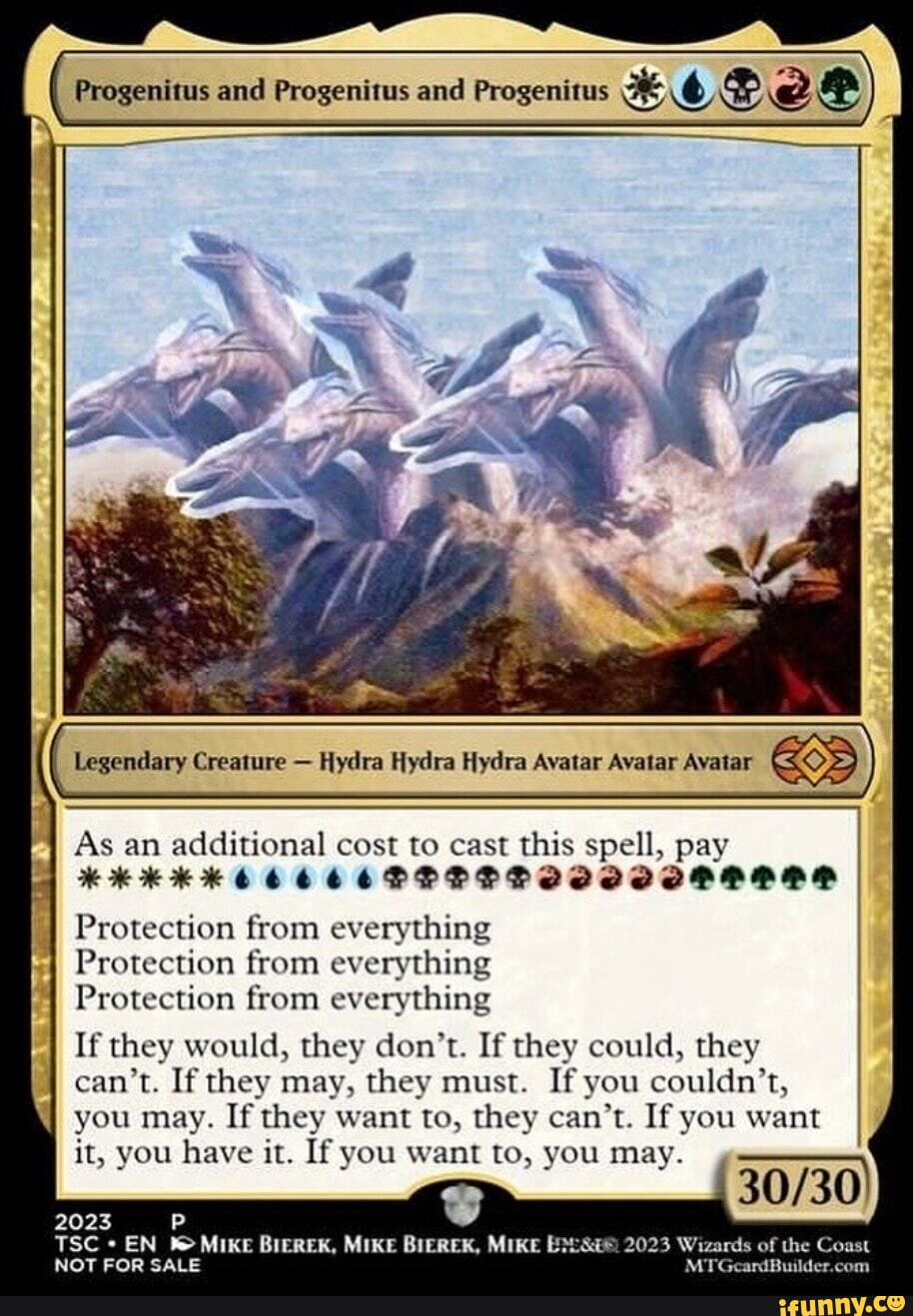 Progenitus and Progenitus and Progenitus WA, Legendary Creature Hydra ...