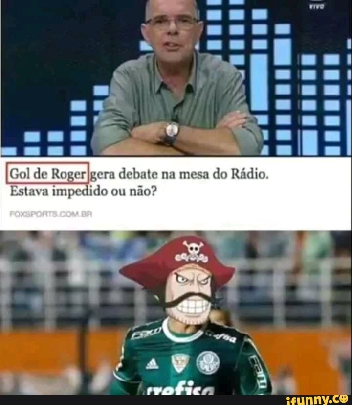 SS Gol de gera debate na mesa do Rádio. Estava impedido ou não ...