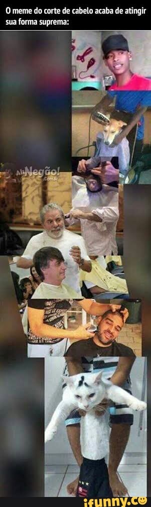 O meme do corte de cabelo acaba de atingir sua forma suprema: - iFunny ...