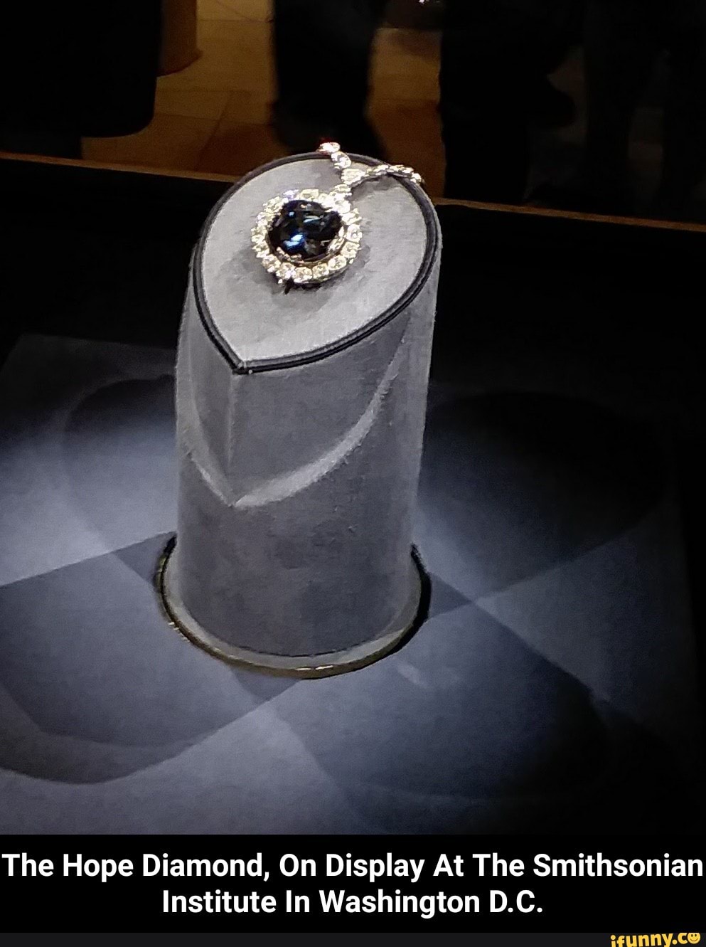 The Hope Diamond, On Display At The Smithsonian Institute In Washington ...