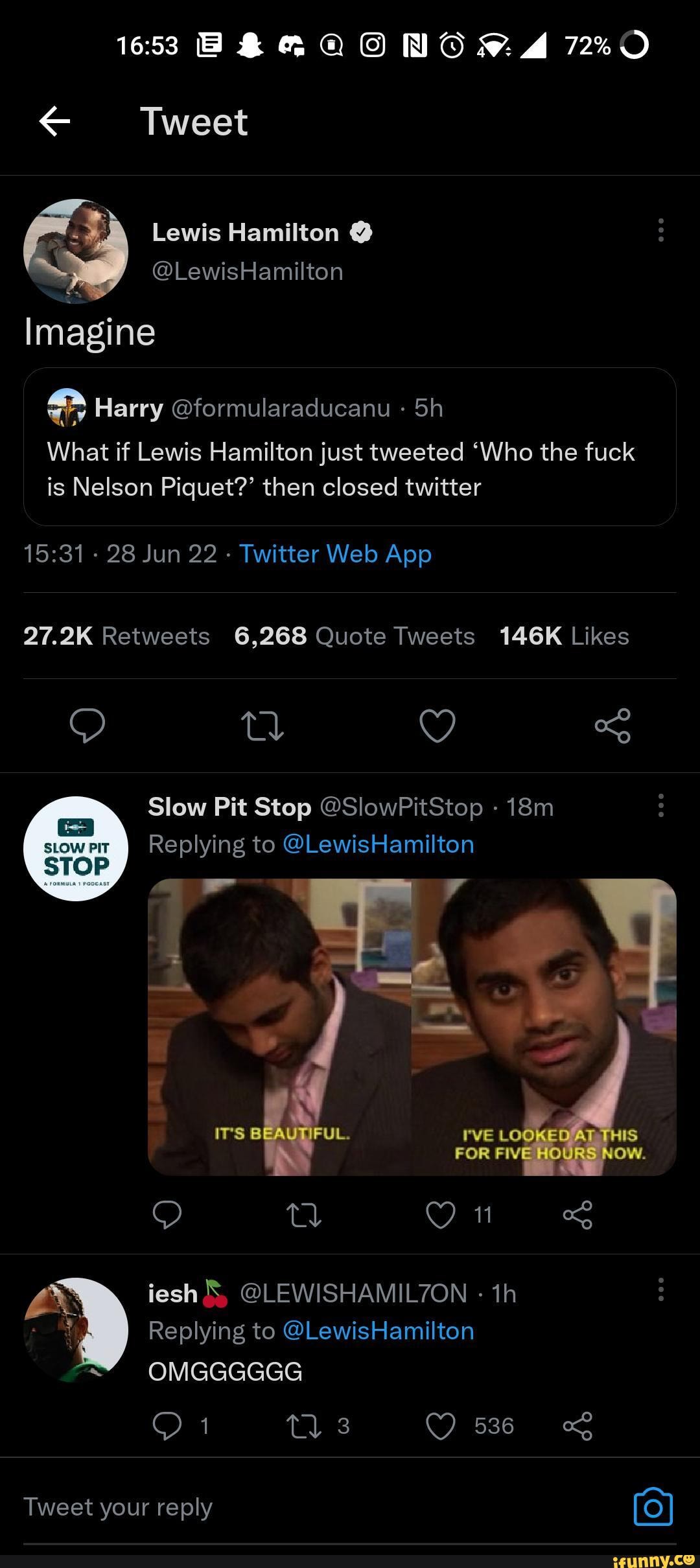 Tweet Lewis Hamilton @ @LewisHamilton Imagine Harry @formularaducanu ...