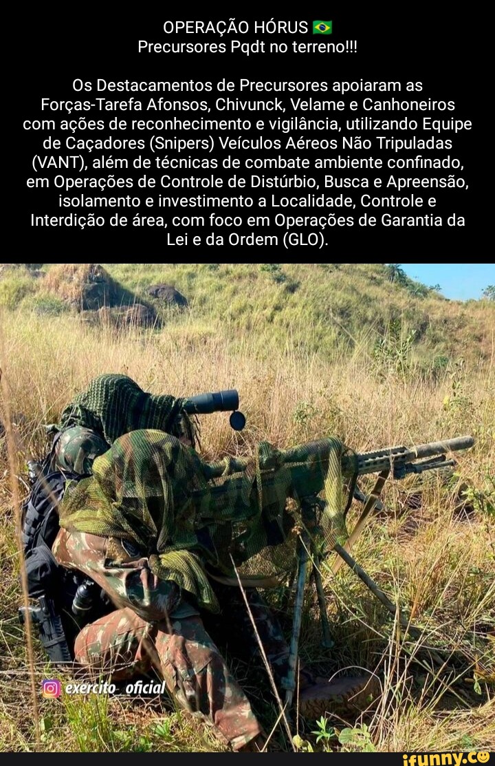 OPERAÇÃO HÓRUS Precursores Pqdt no terreno! Os Destacamentos de ...