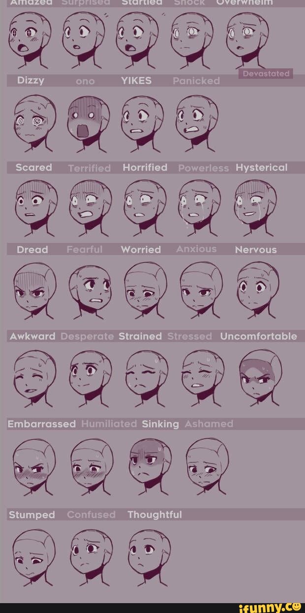 Embarrassed Anime Expression