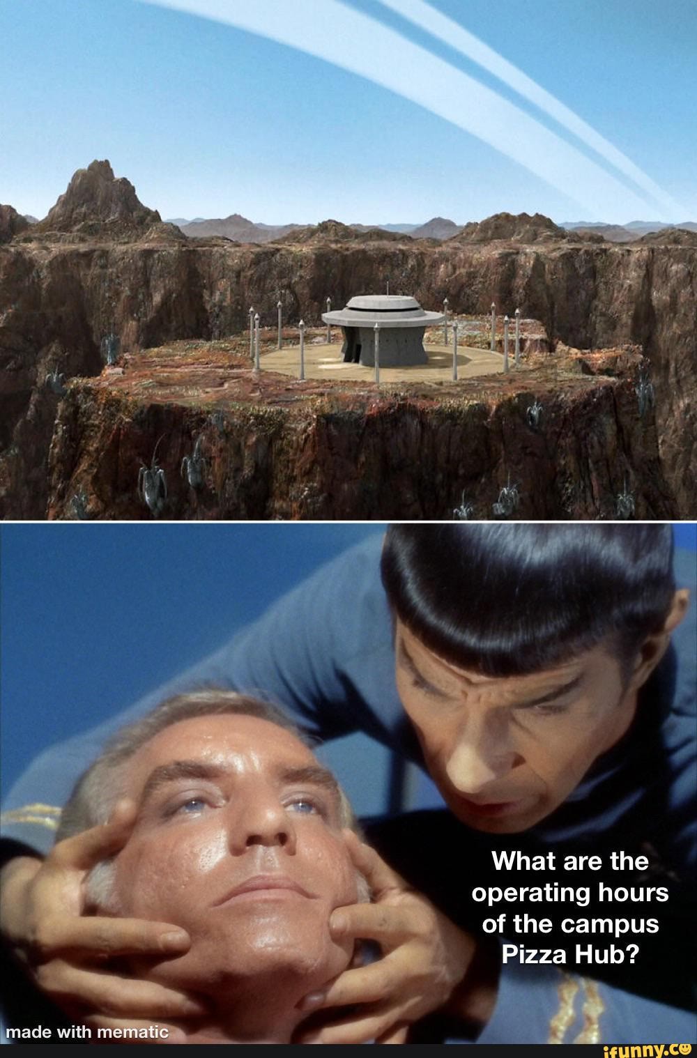 What are the operating hours of the campus Pizza Hub? se } - iFunny Brazil