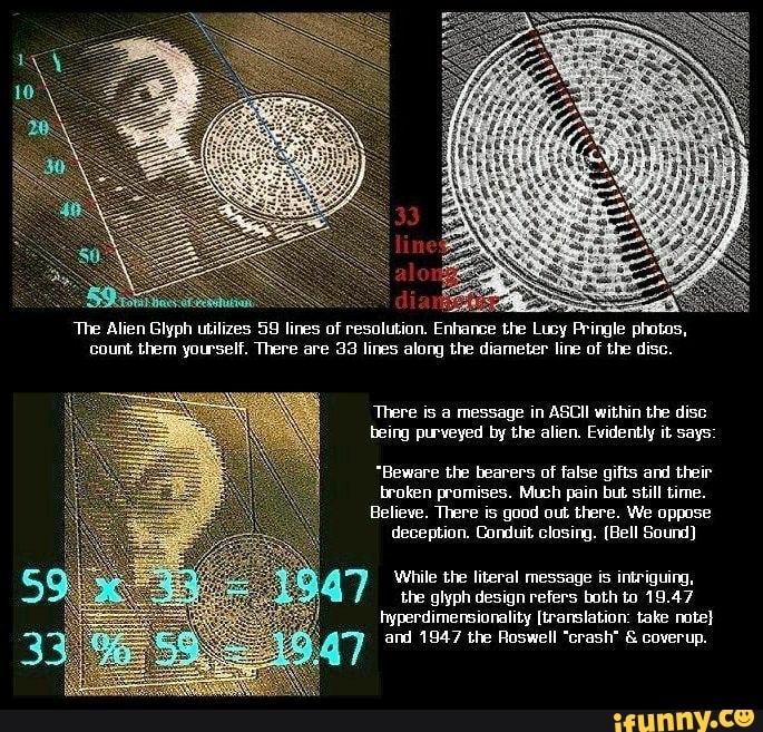The Alien Glyph utilizes 59 lines of resolution. Enhance the Lucy ...