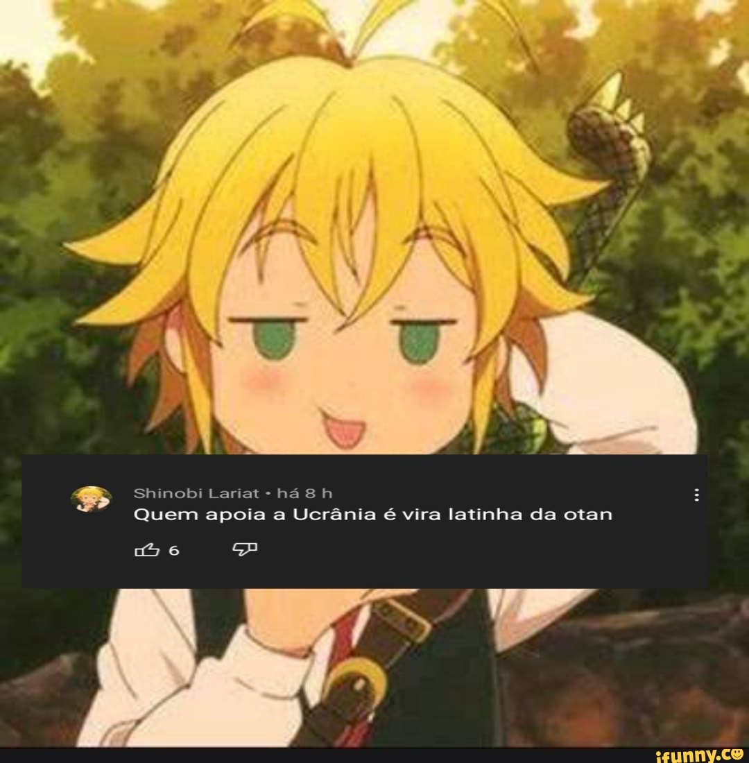 Shinobi Lariat há Quem apoia a Ucrânia é vira latinha da otan 6 ...