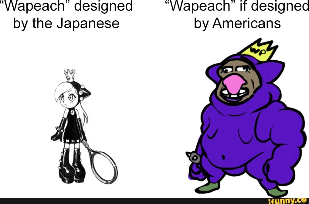 'Wapeach designed "Wapeach If designed by the Japanese by Americans ...