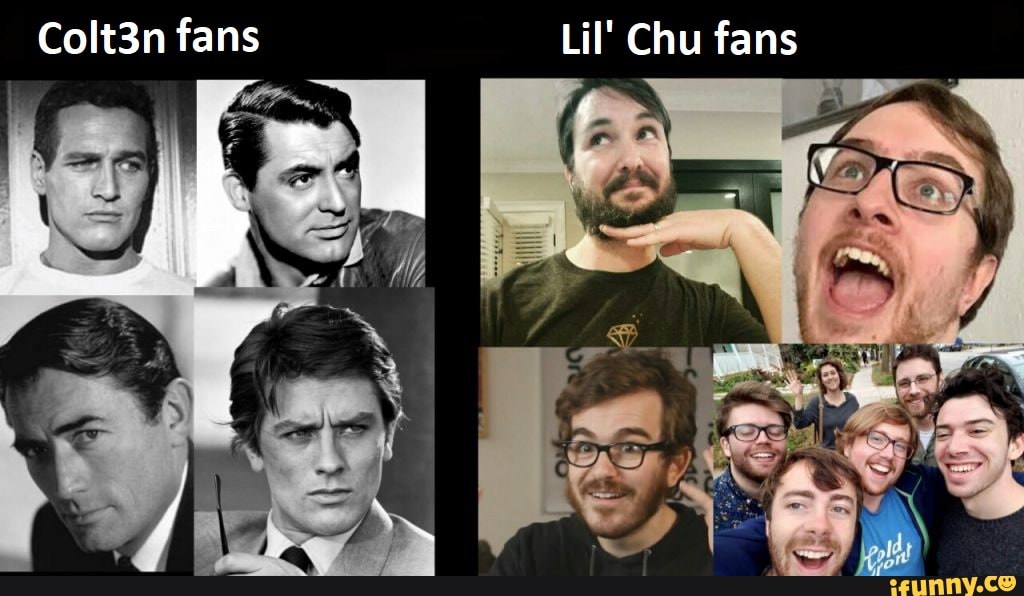 Colt3n fans Lil' Chu fans - iFunny Brazil